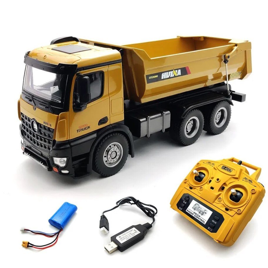 Huina 1582 Dump Truck 2.4Ghz w/Die Cast - Big Bang Hobbies